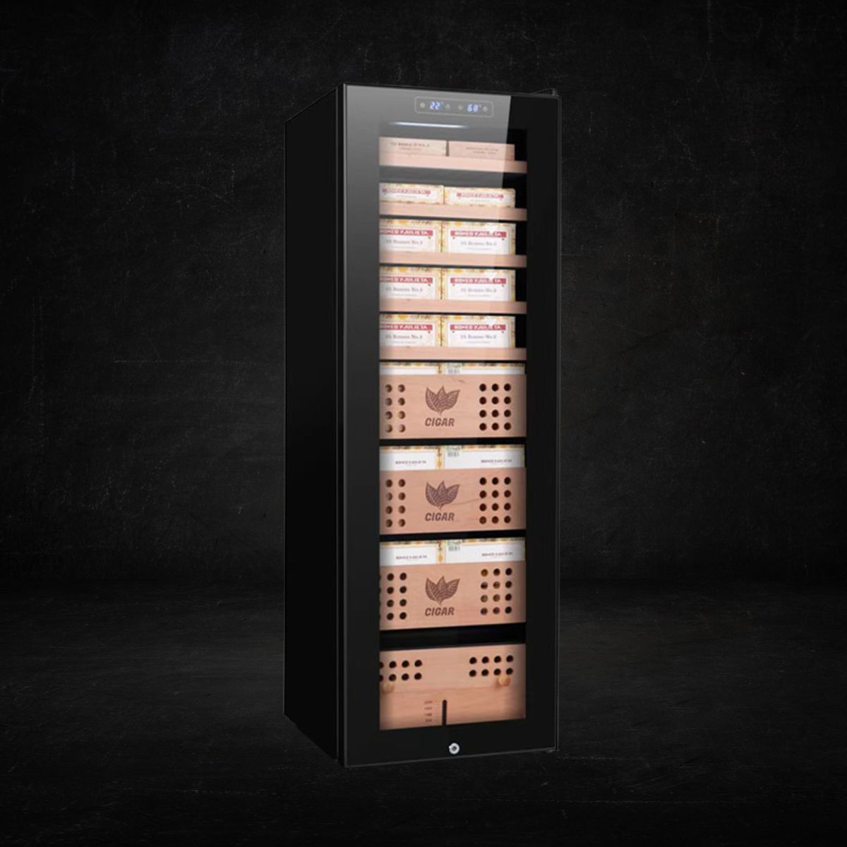 Large Humidor Cabinet Electric For 1000 Cigars - 138L YS-13846X - Cigar ...