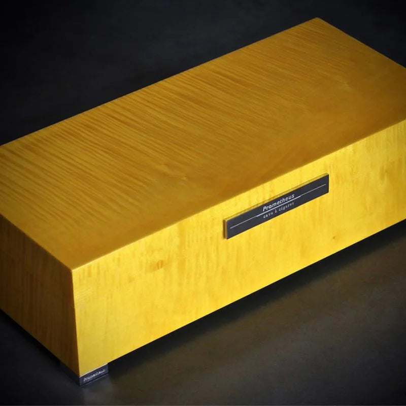 Prometheus Yellow Sycamore Cigar Humidor - 200 - Cigar-Square
